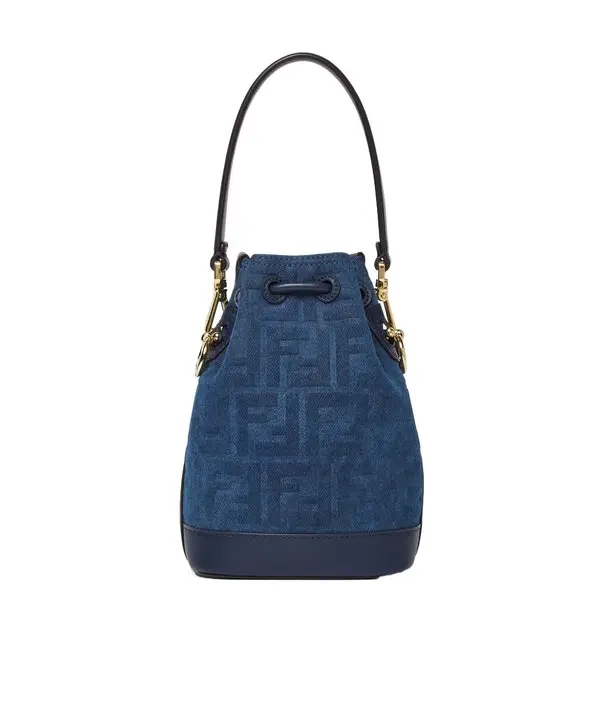 Fendi Mon Tresor Ff Jacquard Bucket Bag