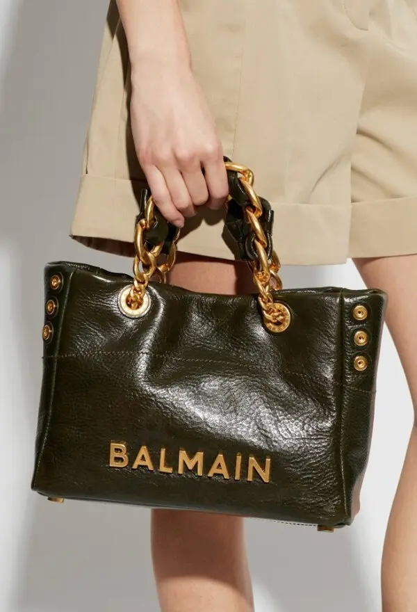 Balmain 1945 Soft Small Handbag - Black