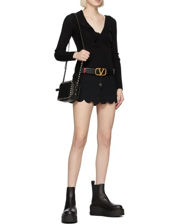 Valentino Garavani Rockstud Small Crossbody Bag - Black