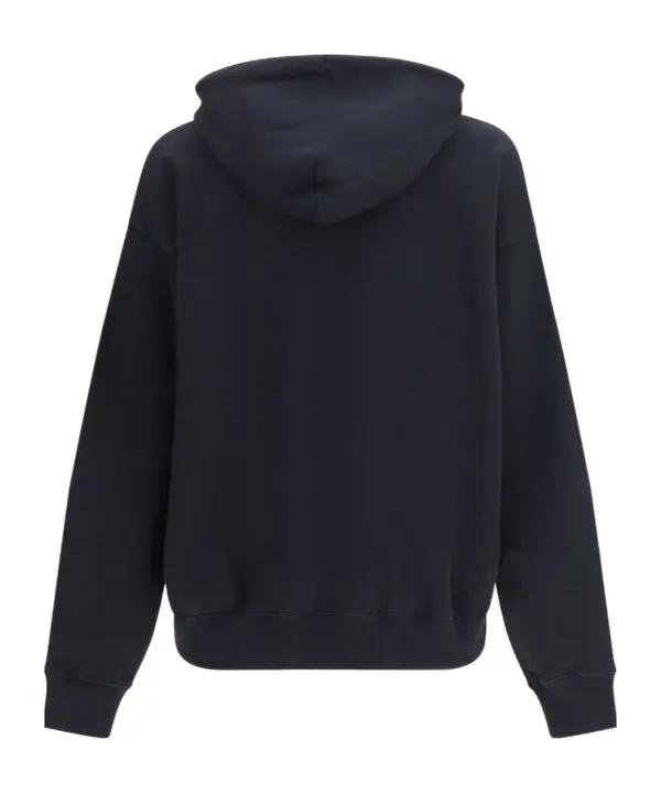 Off-White Drawstring Hooded Sweatshirt