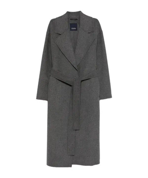 Max Mara Belted Coat - Black
