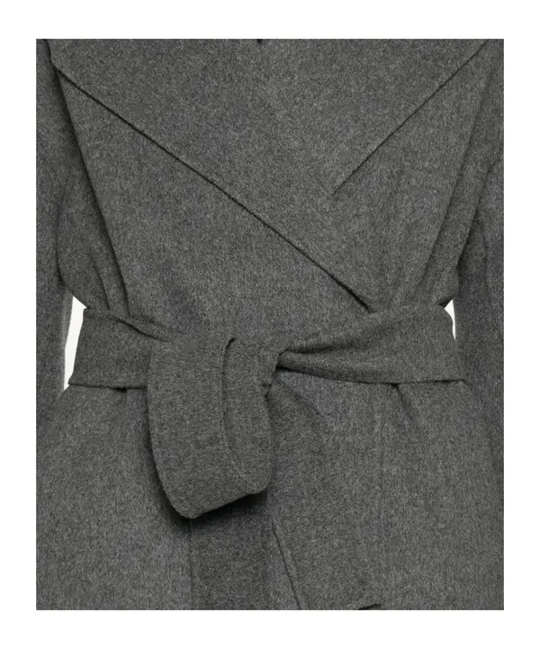 Max Mara Belted Coat - Black