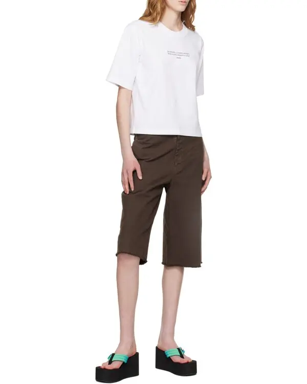 Off-White Made On Earth, Designed On A Plane" T-shirt - White