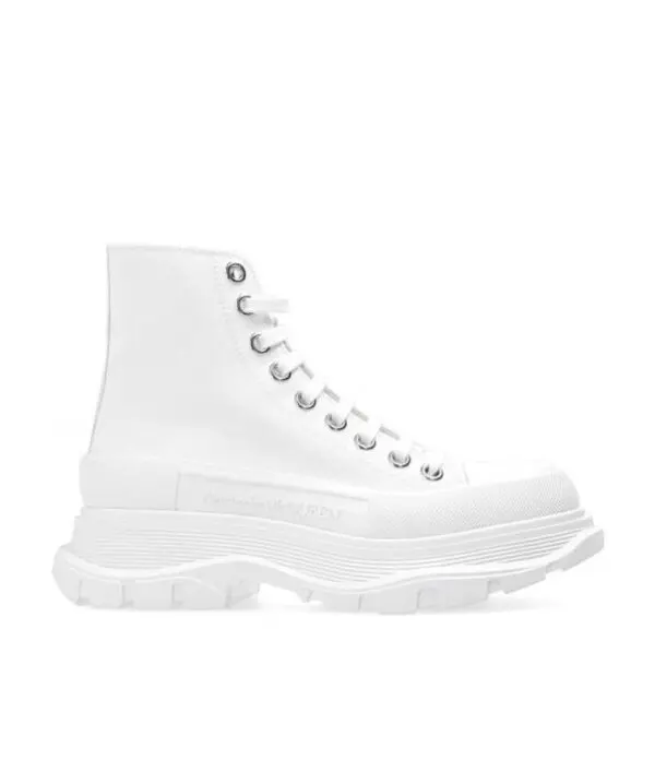 Alexander McQueen Tread Slick Boots - White