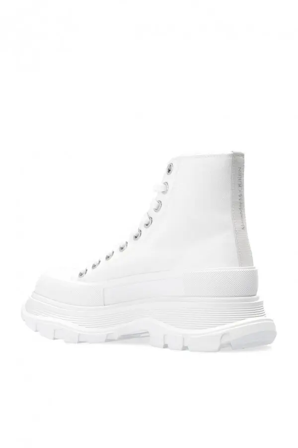 Alexander McQueen Tread Slick Boots - White