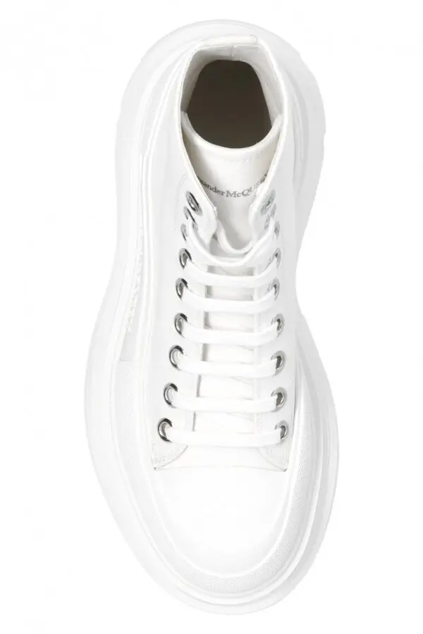 Alexander McQueen Tread Slick Boots - White