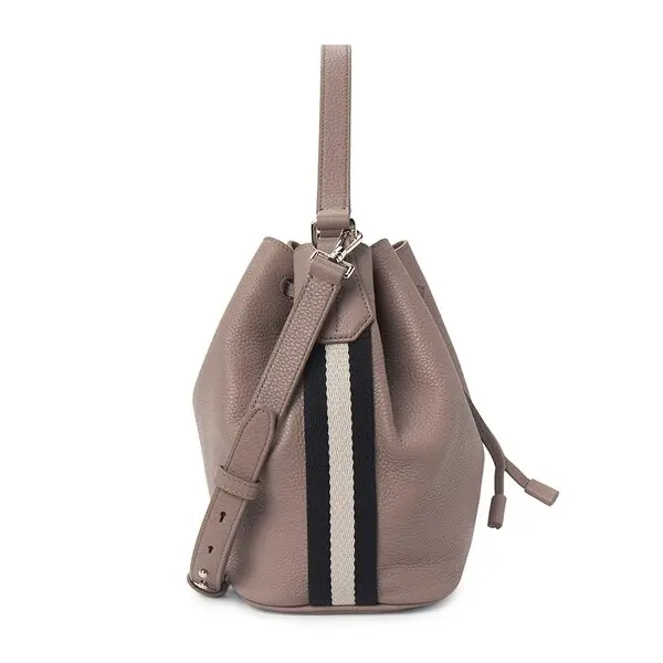 Bally Drawstring Bucket Bag - Brown