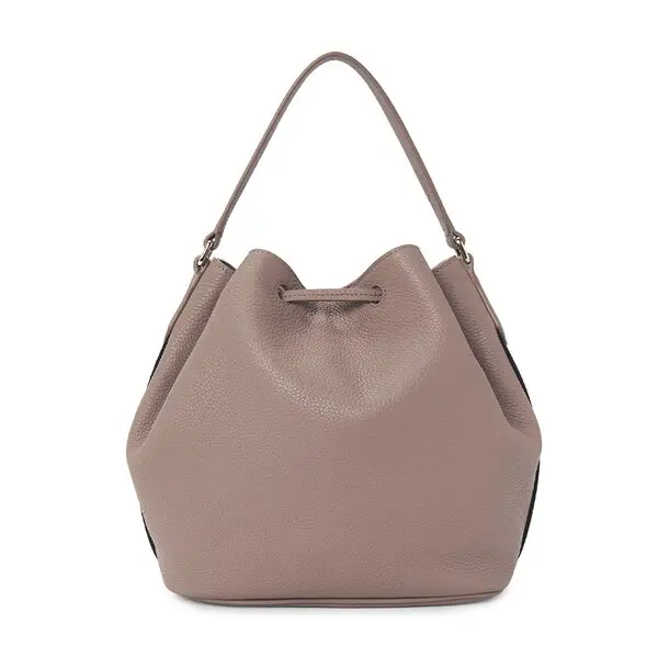 Bally Drawstring Bucket Bag - Brown