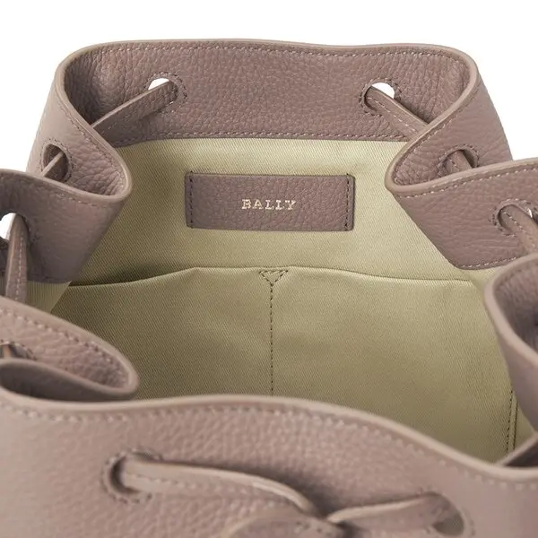 Bally Drawstring Bucket Bag - Brown