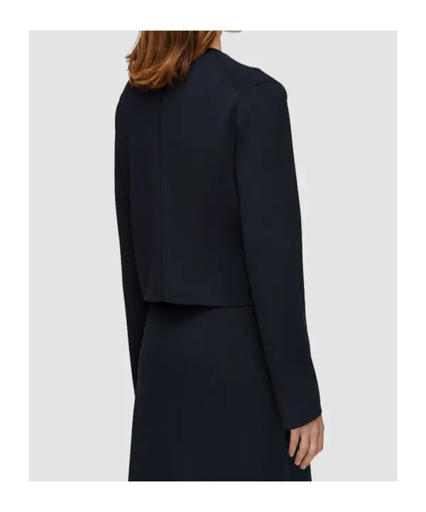 JOSEPH Viscose Knit Stretch Cardigan Jacket - Black