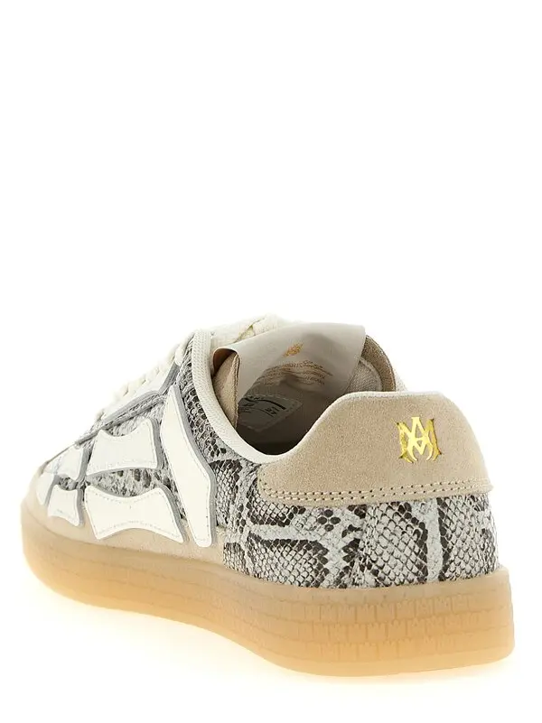 Amiri Snake Pacific Bones Low-top Sneakers - Nude