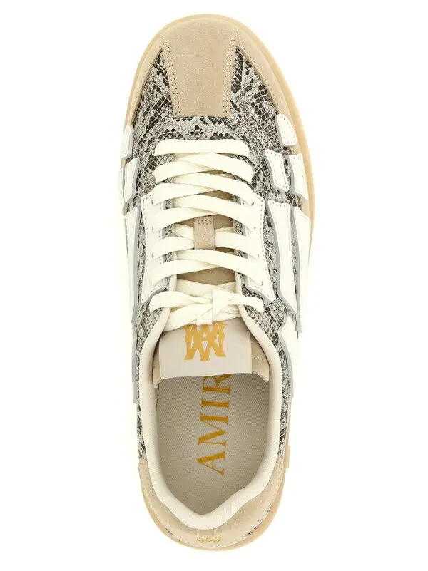 Amiri Snake Pacific Bones Low-top Sneakers - Nude