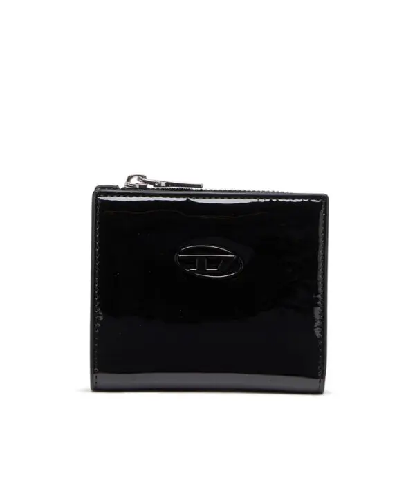 DIESEL® Play Iii Patent Leather Cardholder - Black