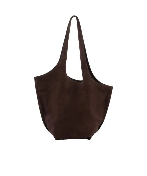 Attico La Scoop Shoulder Bag - Black