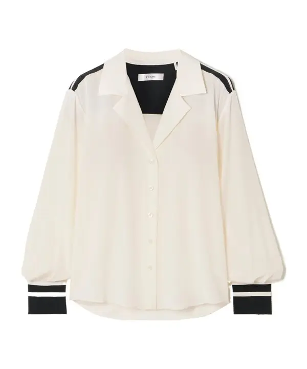 FRAME Striped Long Sleeve Shirt
