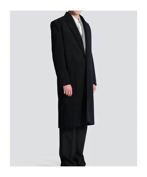 Balmain Oversized Wool And Cashmere Coat