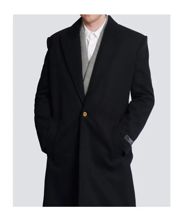 Balmain Oversized Wool And Cashmere Coat