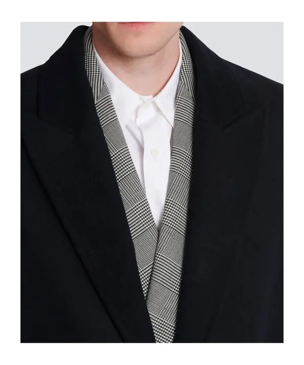 Balmain Oversized Wool And Cashmere Coat