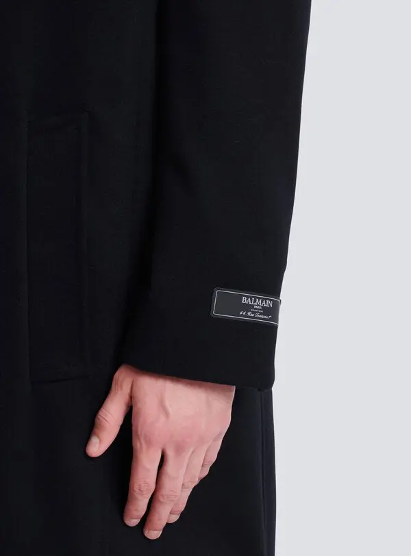 Balmain Oversized Wool And Cashmere Coat