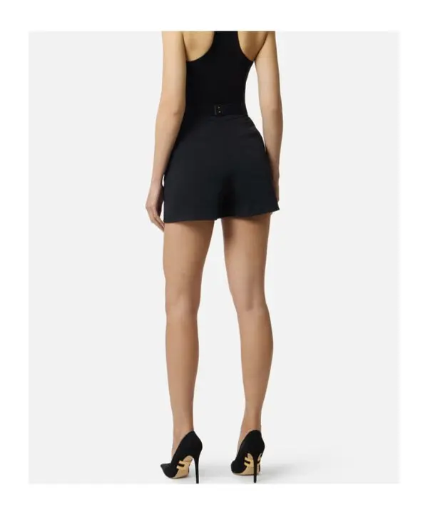 Elisabetta Franchi Belted Technical Shorts