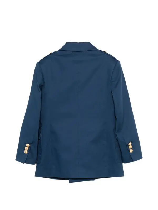 Balmain Buttoned Double-breasted Blazer - Blue