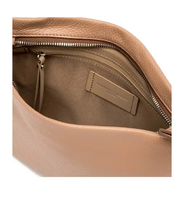 GIANNI CHIARINI Firenze Medium Brenda Chain Shoulder Bag - Clay