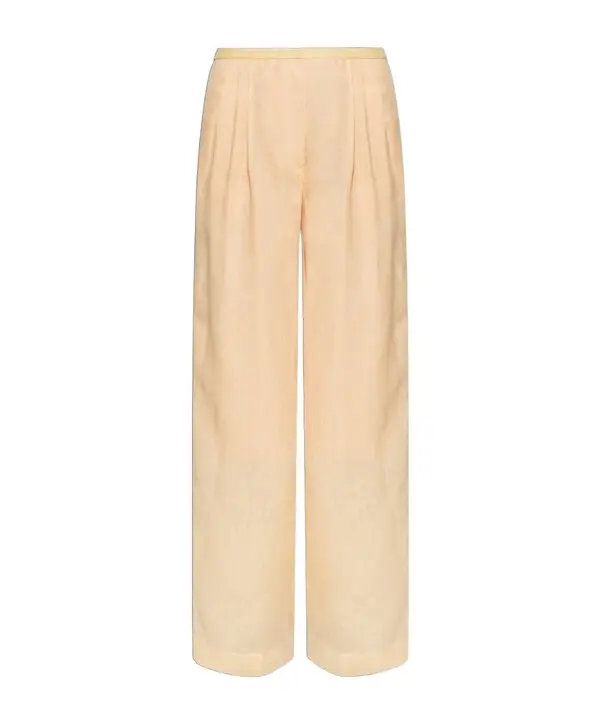 FORTE_FORTE Pleated Casual Pants - Orange