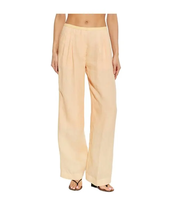 FORTE_FORTE Pleated Casual Pants - Orange