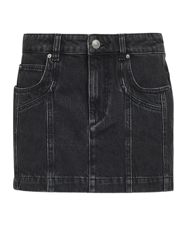 Isabel Marant Étoile Juana Denim Skirt - Black