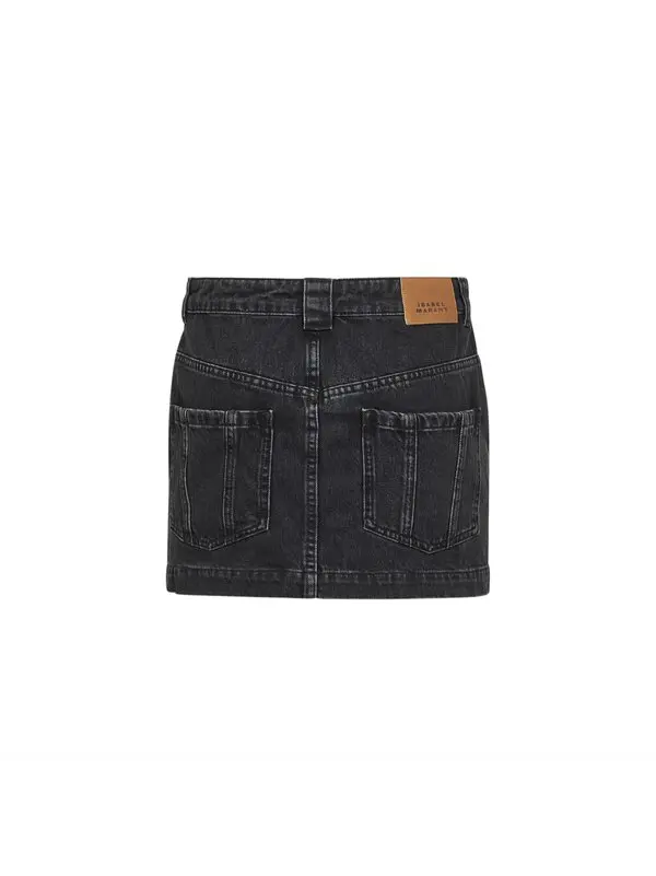 Isabel Marant Étoile Juana Denim Skirt - Black