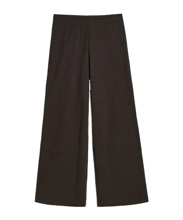 Our Legacy Ribbed Knit Pinstripe Wide-leg Trousers