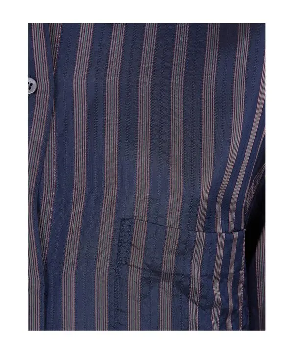 Dries Van Noten Dayley" Striped Long Sleeve Dress