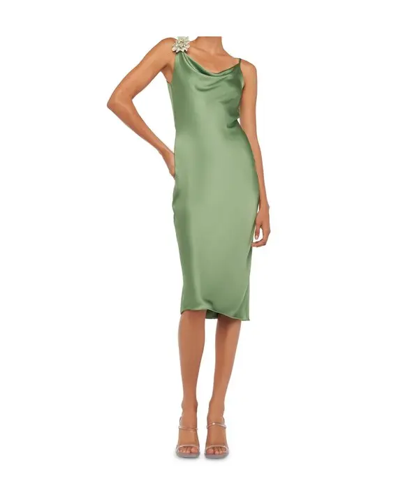 Norma Kamali Cowl Neck Sleeveless Dress