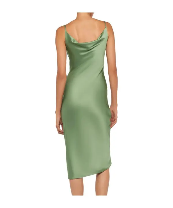 Norma Kamali Cowl Neck Sleeveless Dress