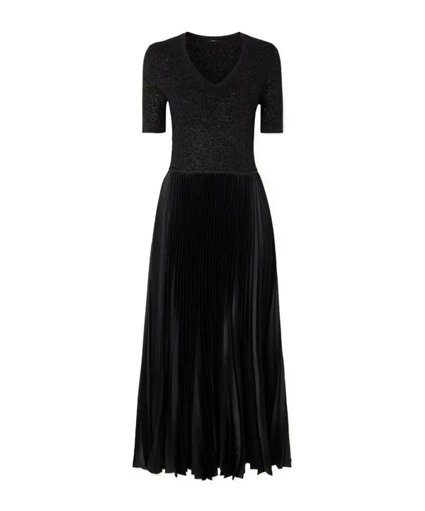 JOSEPH Short Sleeve Pleated Dress