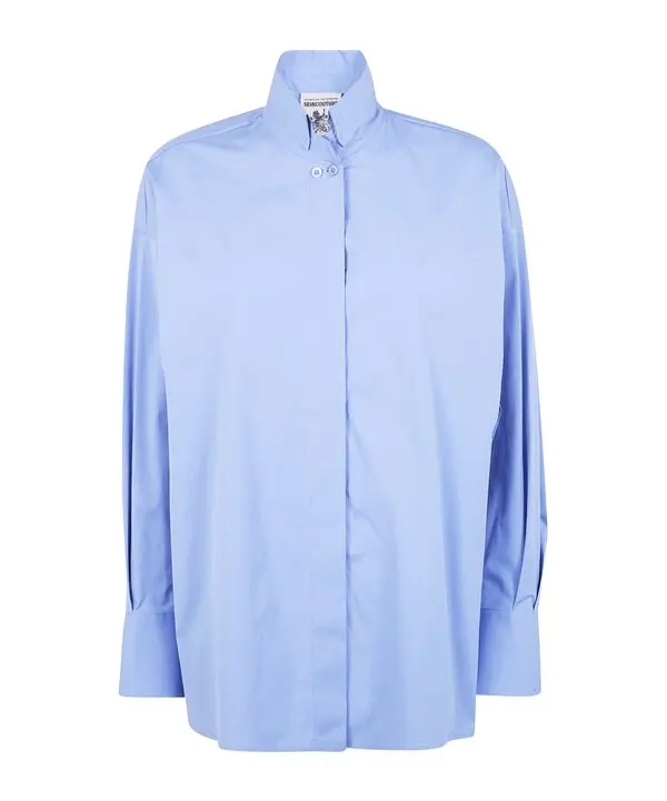 SEMICOUTURE Long-sleeve Shirt With Pleated Details