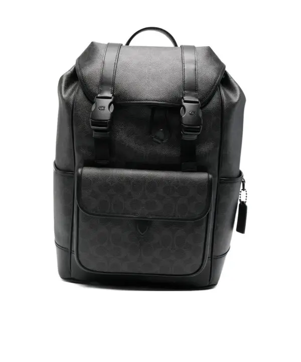 COACH Logo Backpack - Black