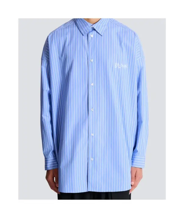 Balmain Relaxed Fit Striped Shirt