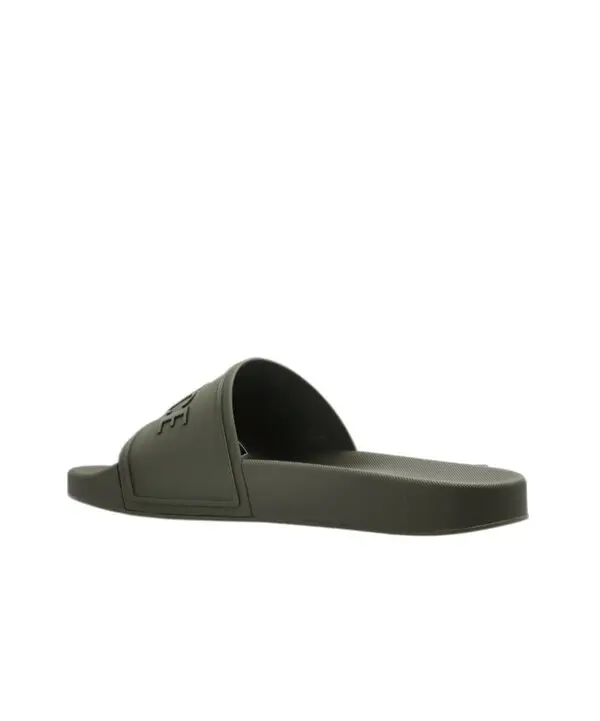 Versace Logo Raised Open-toe Slides