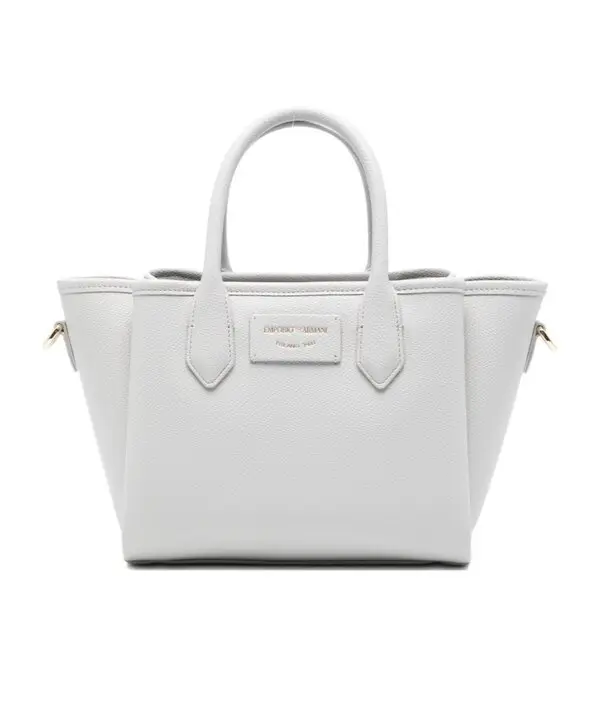 Emporio Armani Small Shopping Bag - Light Grey