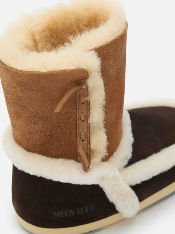 Moon Boot Patch Boots - Nude