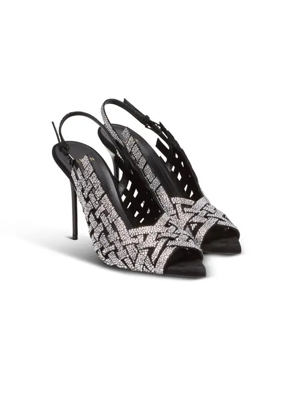Balmain Embellished High-heeled Sandals