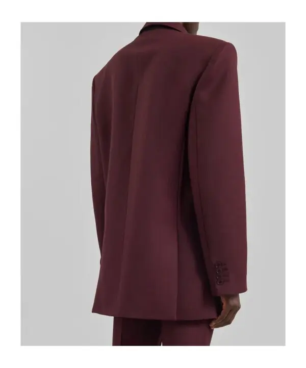 THE FRANKIE SHOP Monterey Double-breasted Blazer - Red
