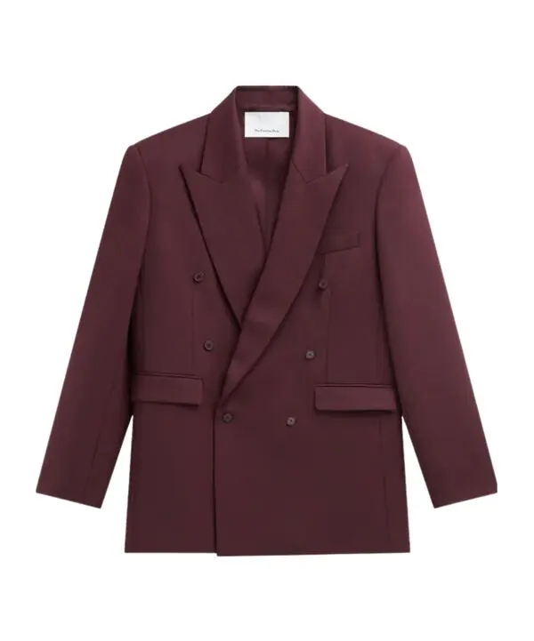 THE FRANKIE SHOP Monterey Double-breasted Blazer - Red