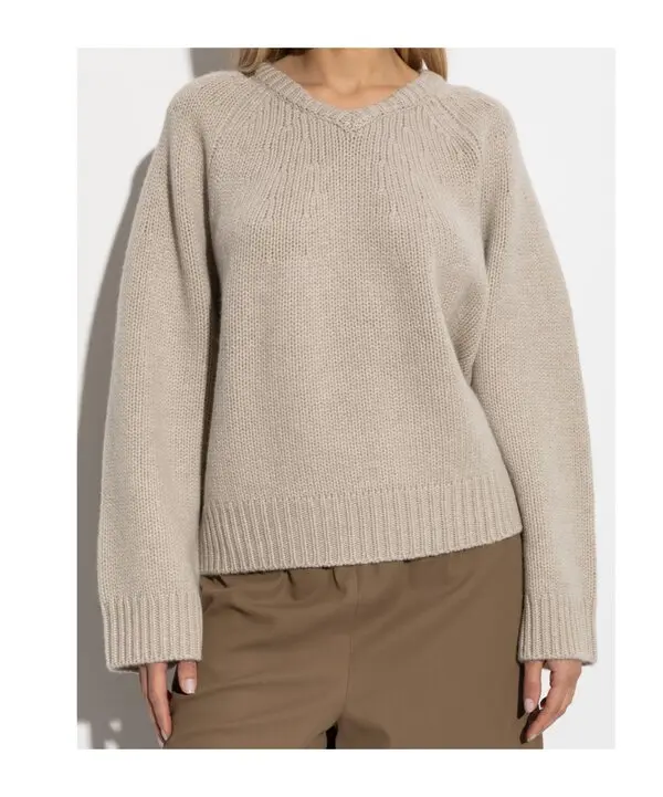 LISA YANG Oia Cashmere Sweater - Nude