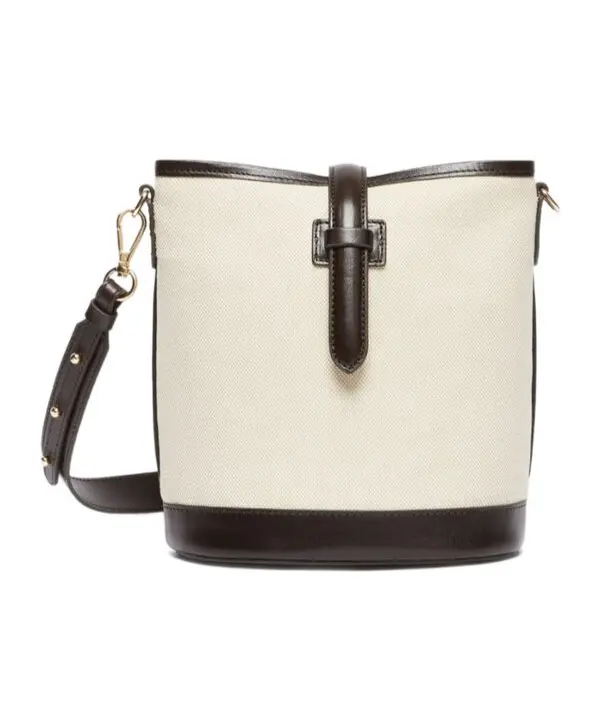 Max Mara Canvas Bucket Bag - Beige
