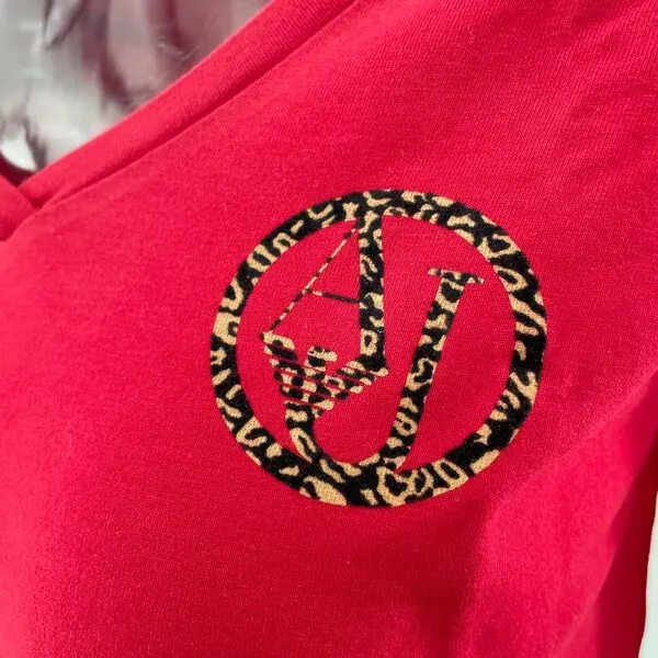 Emporio Armani V-neck Long-sleeved T-shirt With Logo Detail
