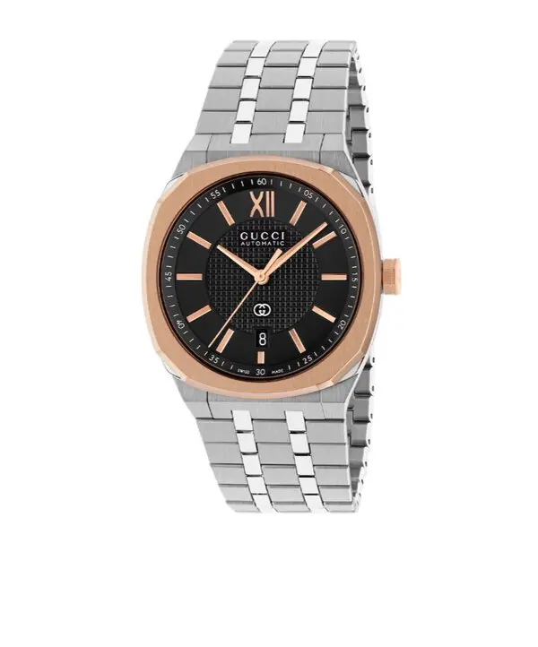 Gucci 25h Automatic Watch - Black