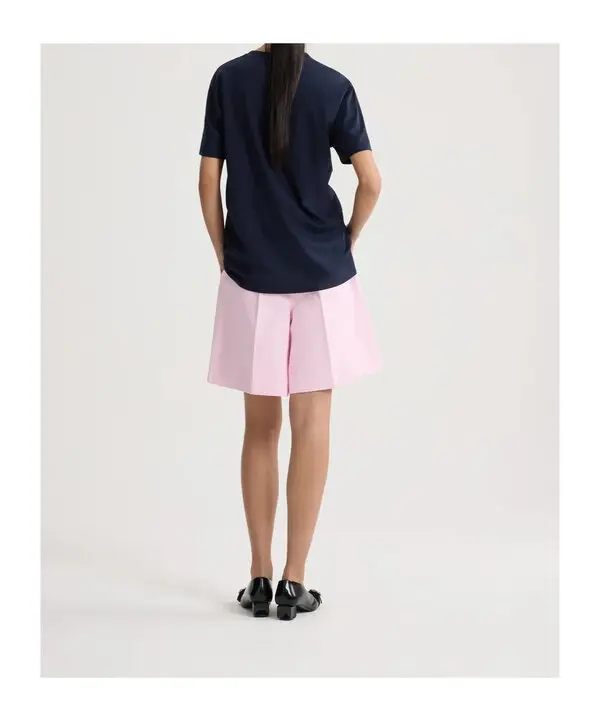 PATOU High-waist Bermuda Shorts - Pink