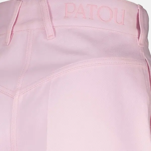PATOU High Waist Bermuda Shorts